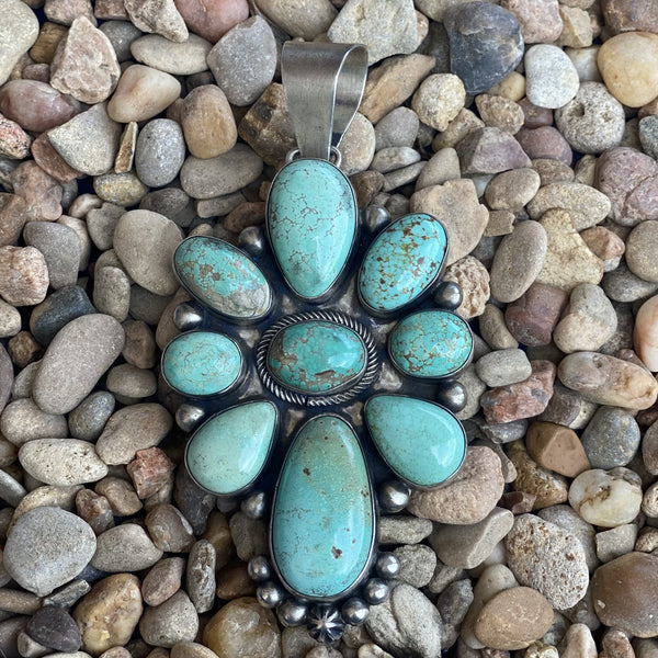 9 Turquoise Stone Pendant - INT2TCLUST - BLAIR'S Western Wear – Blair's ...
