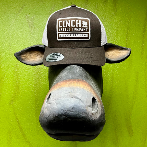 Men's CINCH Chocolate Mesh Cap - MCC0660641 | Blairs Western Wear ...