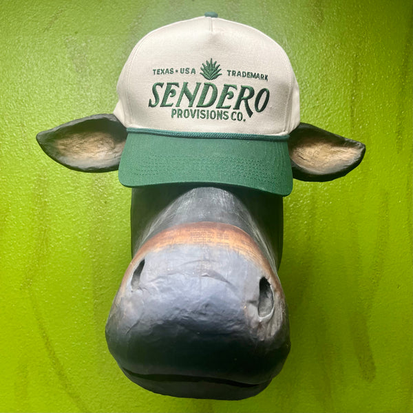 Sendero Natural/Hunter Green Cap Logo Hat - CAP SENDERO LOGO | Blair's ...