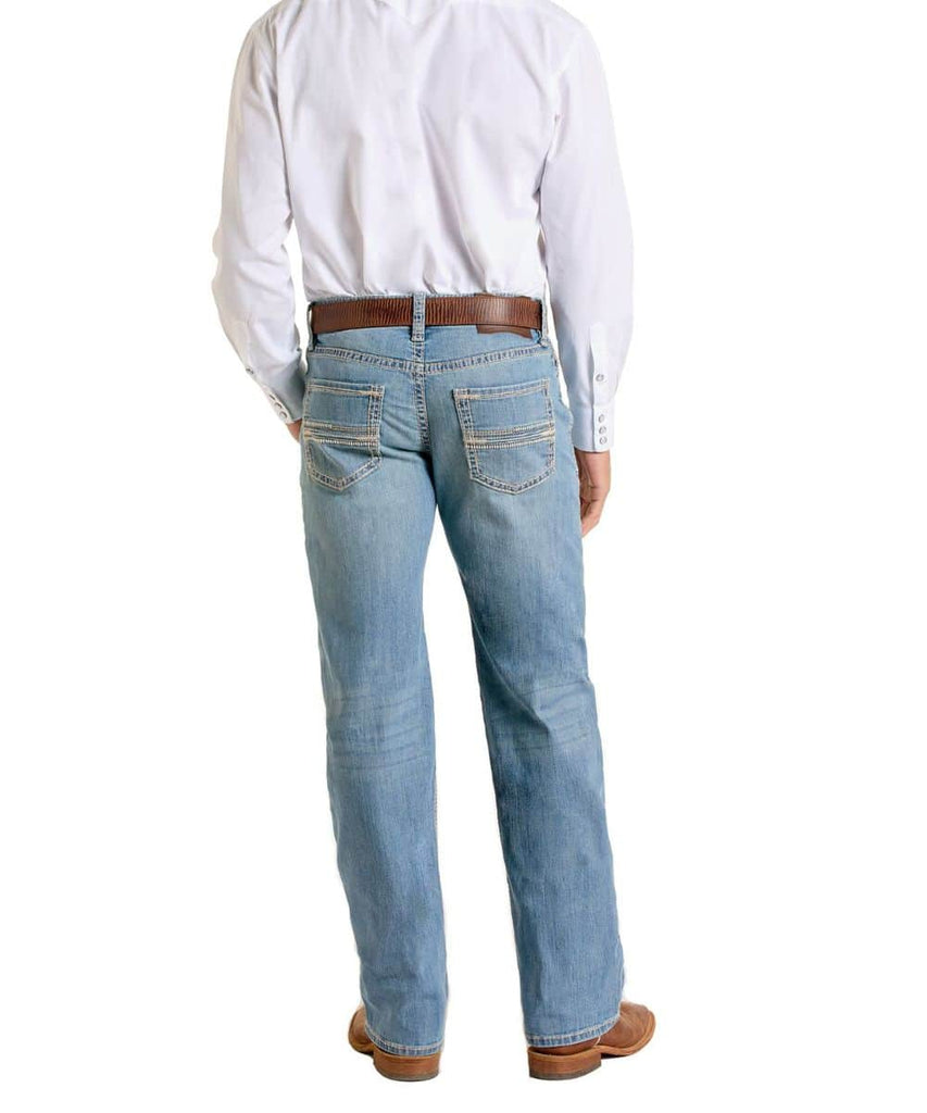 Men’s Panhandle Slim Medium Wash Boot Cut Jeans - BM0SD06687 | Blair's ...